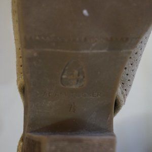 Adam Tucker | Shoes | Adam Tucker By Me Too Perforated Suede Ankle Boot ...